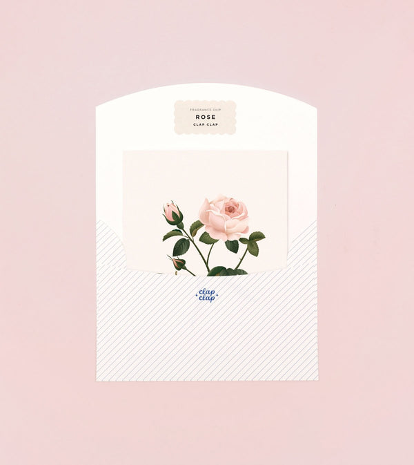 Botanical Scented Greeting Card - Rose – Clap Clap