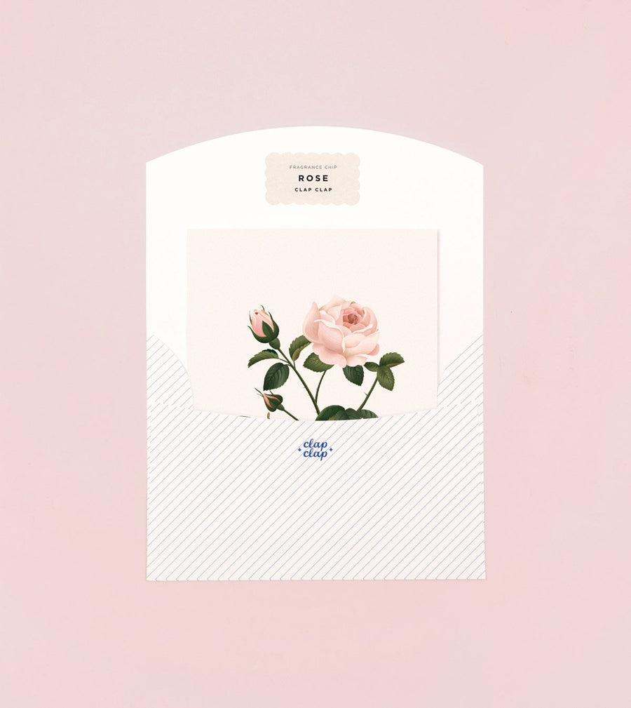 Botanical Scented Greeting Card - Rose – Clap Clap