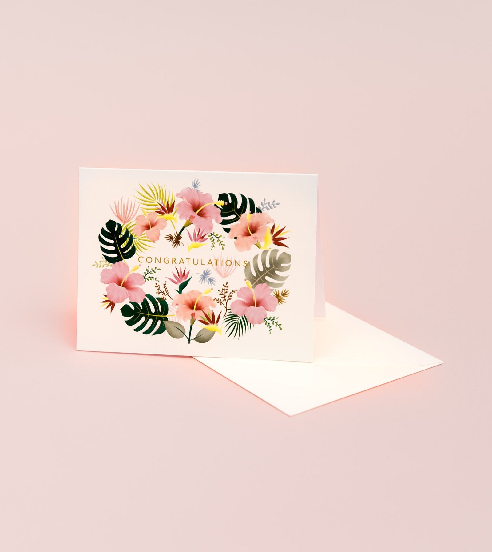 Hawaiian Lei Congratulations Card - Cream – Clap Clap